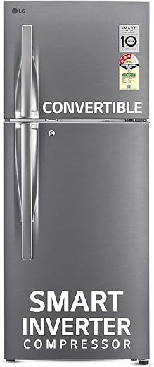 LG 240 L 3 Star Frost-Free Smart Inverter Double Door Refrigerator (GL ...